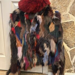 Moda | Jackets & Coats | Multi Color Fox Fur Coat | Poshmark